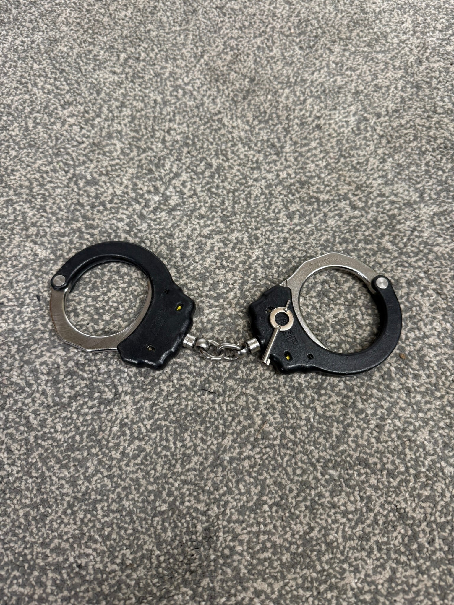 ASP Model 100 Chain Handcuffs Ex Police Collector Cuffs – Police ...