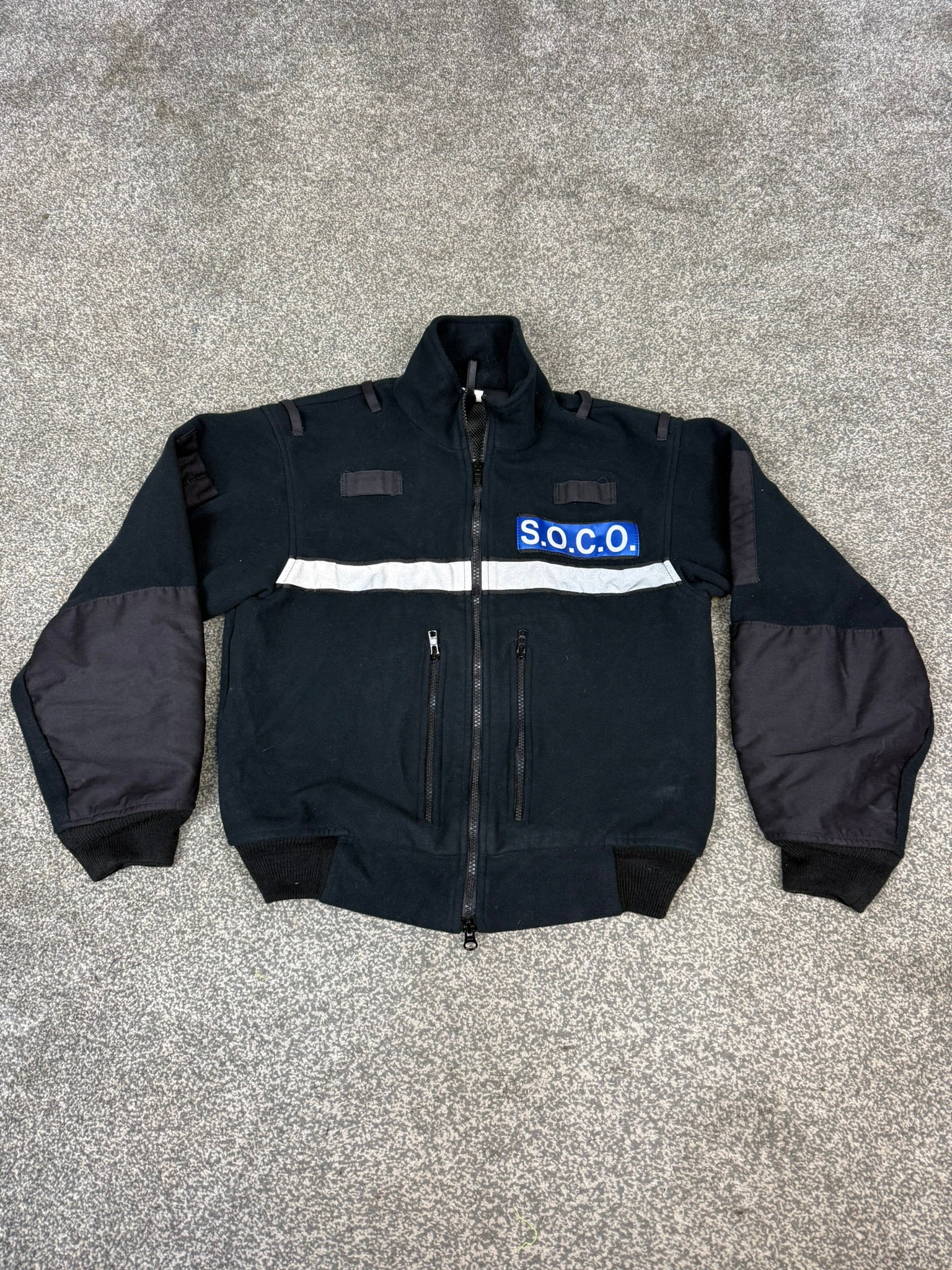 Ex Police SOCO Scene Of Crime Officer Black Fleece - Collectible Film ...