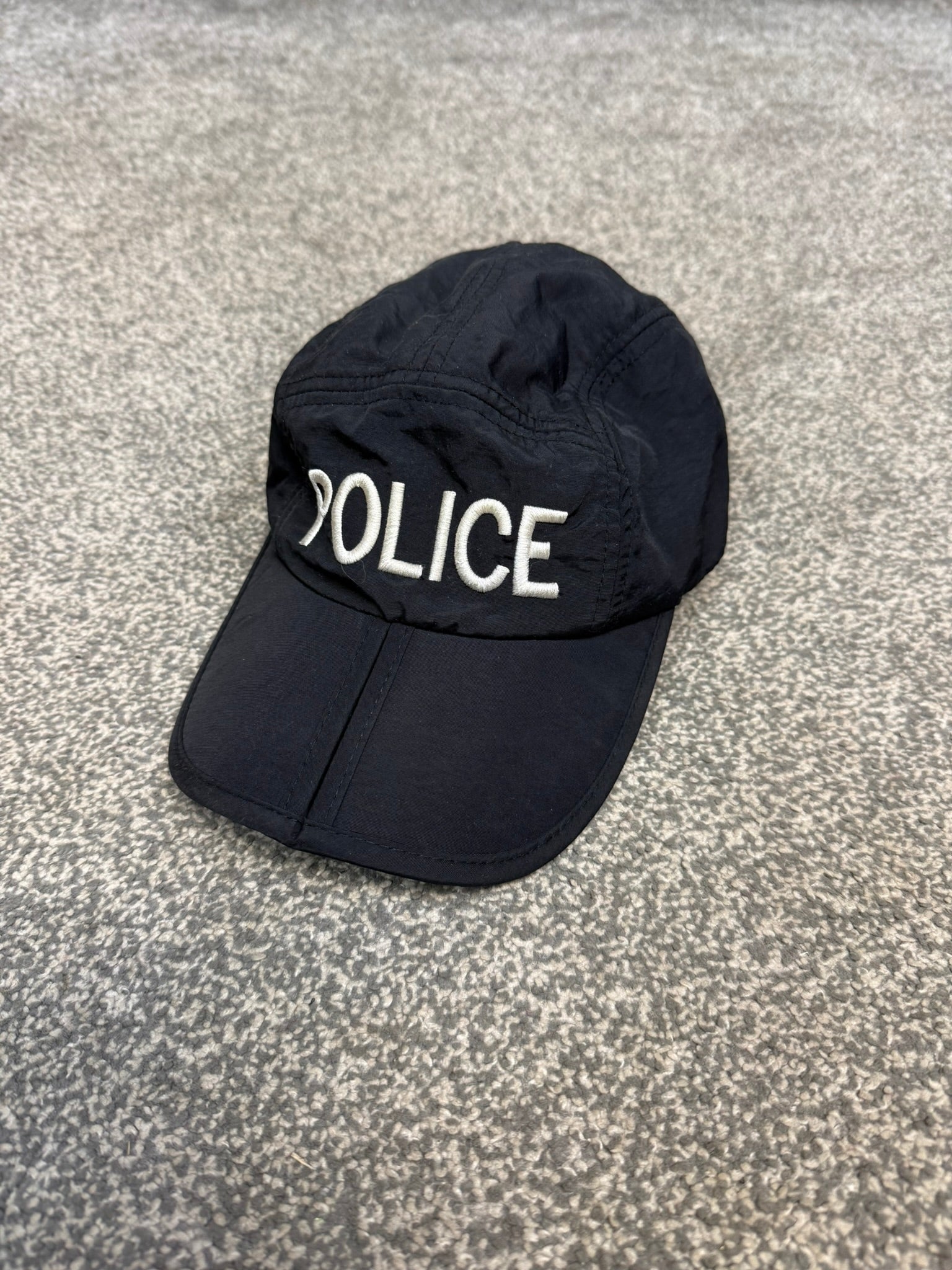 Ex Police Folding Baseball Cap ARU Hat Collector Display Film Uniform ...