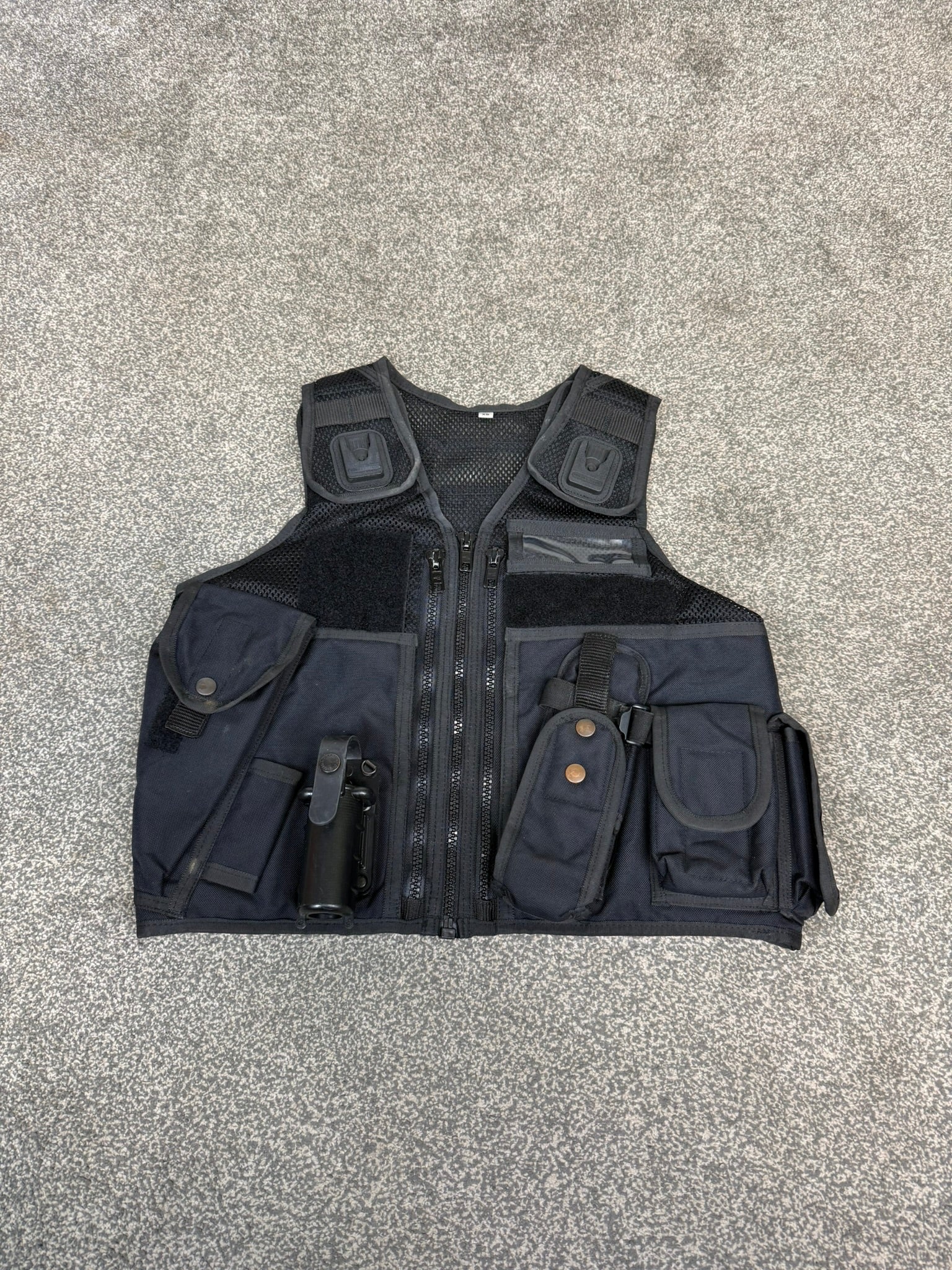 Ex Police Black Arktis Tactical Vest Utility Equipment Vest Security P ...