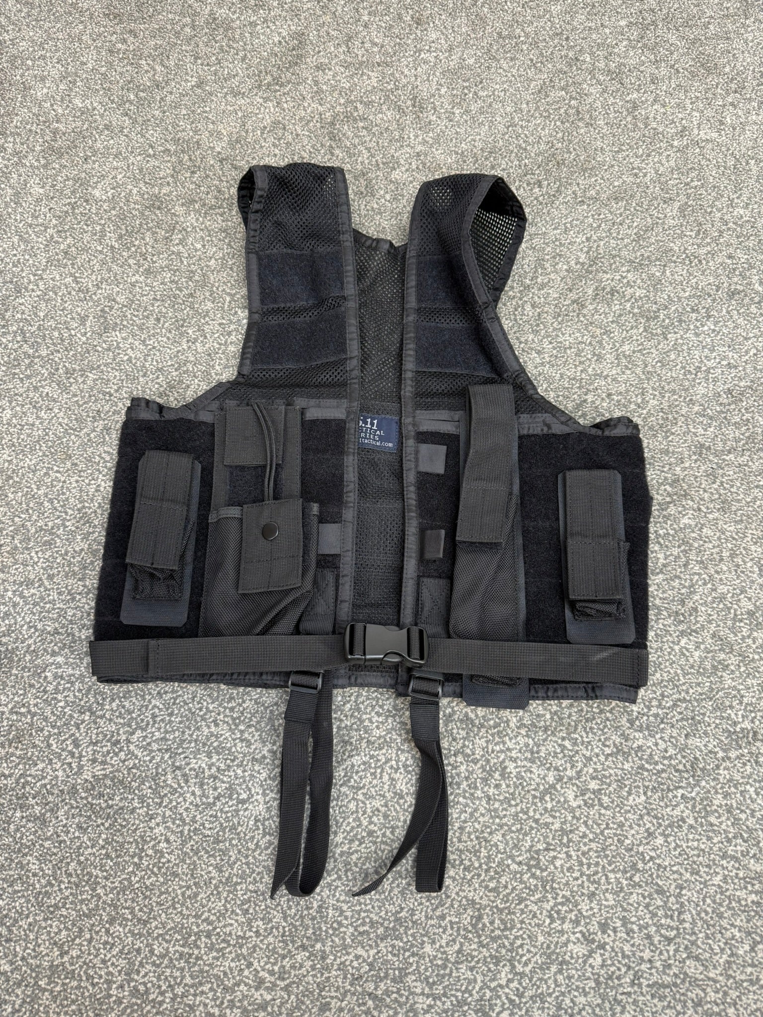 5.11 Tactical Black Nylon Mesh Vest Concealment Modular Vest Ex Police ...