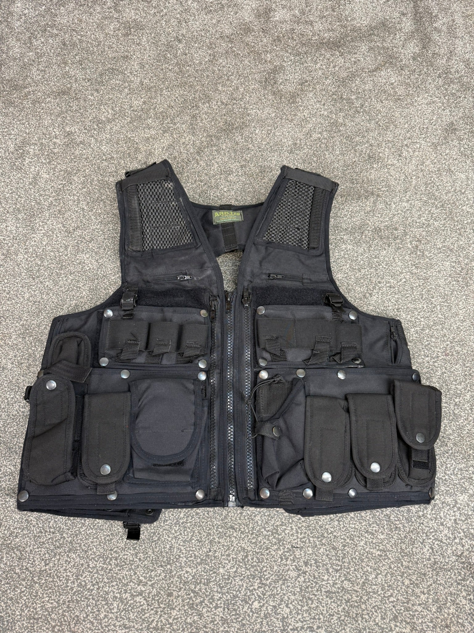 Ex Police Arktis Load Bearing Firearms Tactical Vest SAS Combat Airsof ...