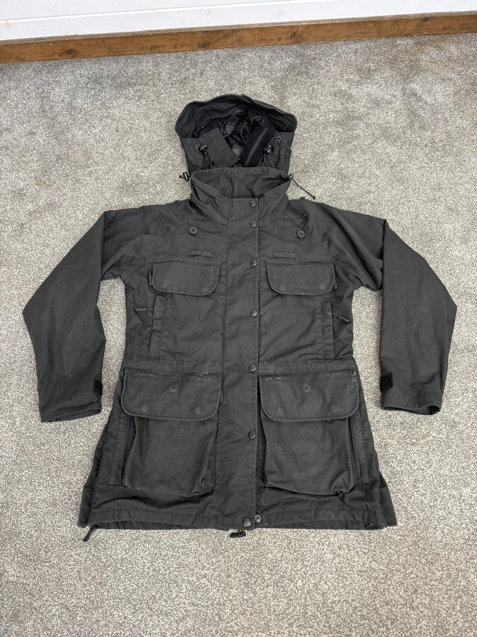 Arktis Avenger Jacket Smock B315 Ripstop Waterproof Black Ex Police Se ...